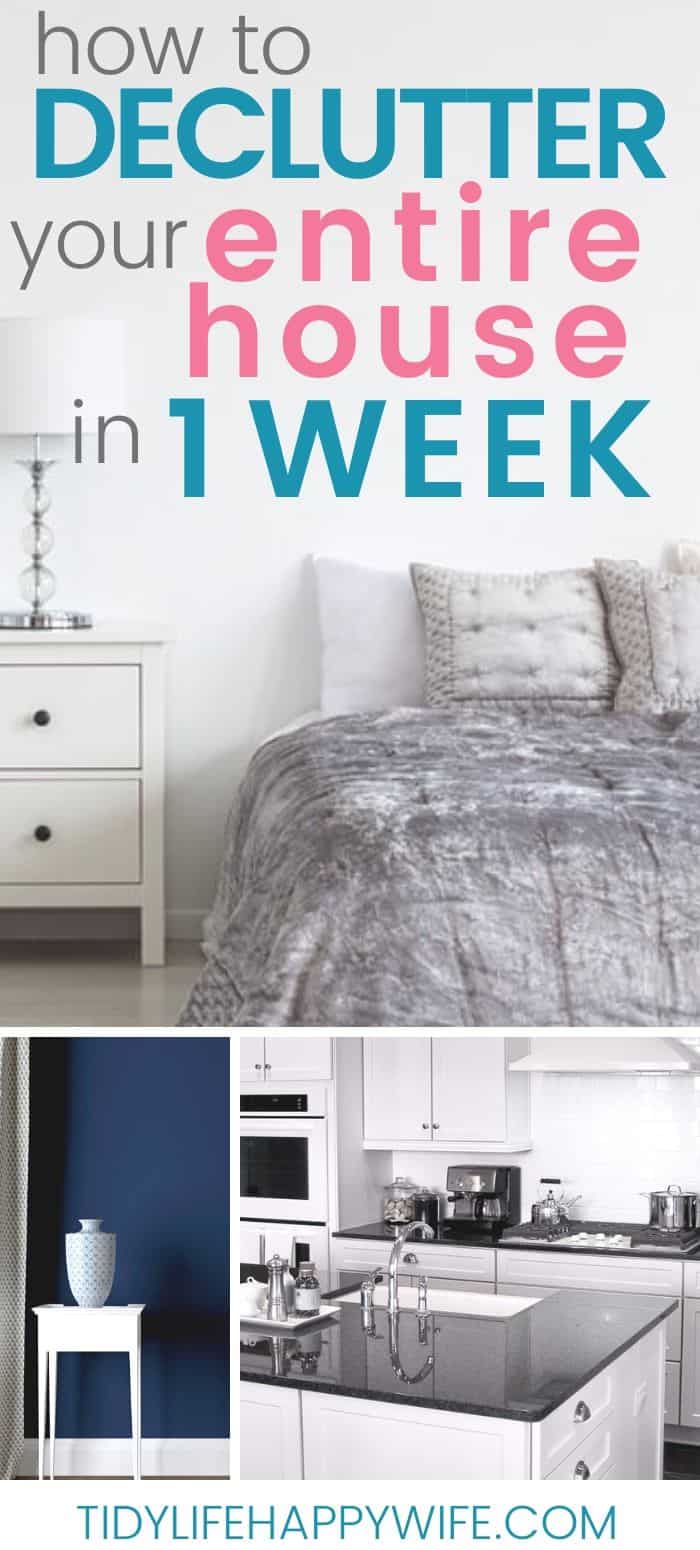 Easily Declutter Your House In One Week